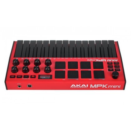 میدی کنترلر AKAI MPK Mini MK3 RED - ایران لوپ